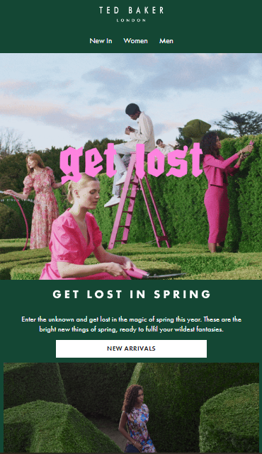 Ted Baker - UK - DTC eCommerce Designer Clothing Brand - Trends and Stats